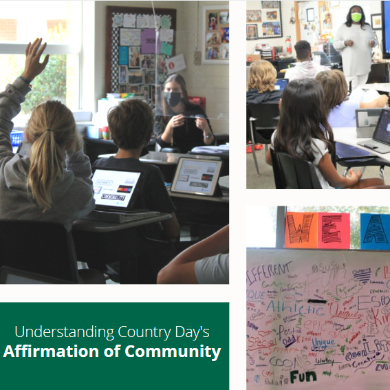 Middle School Students Unpack Country Day’s Affirmation of Community ...