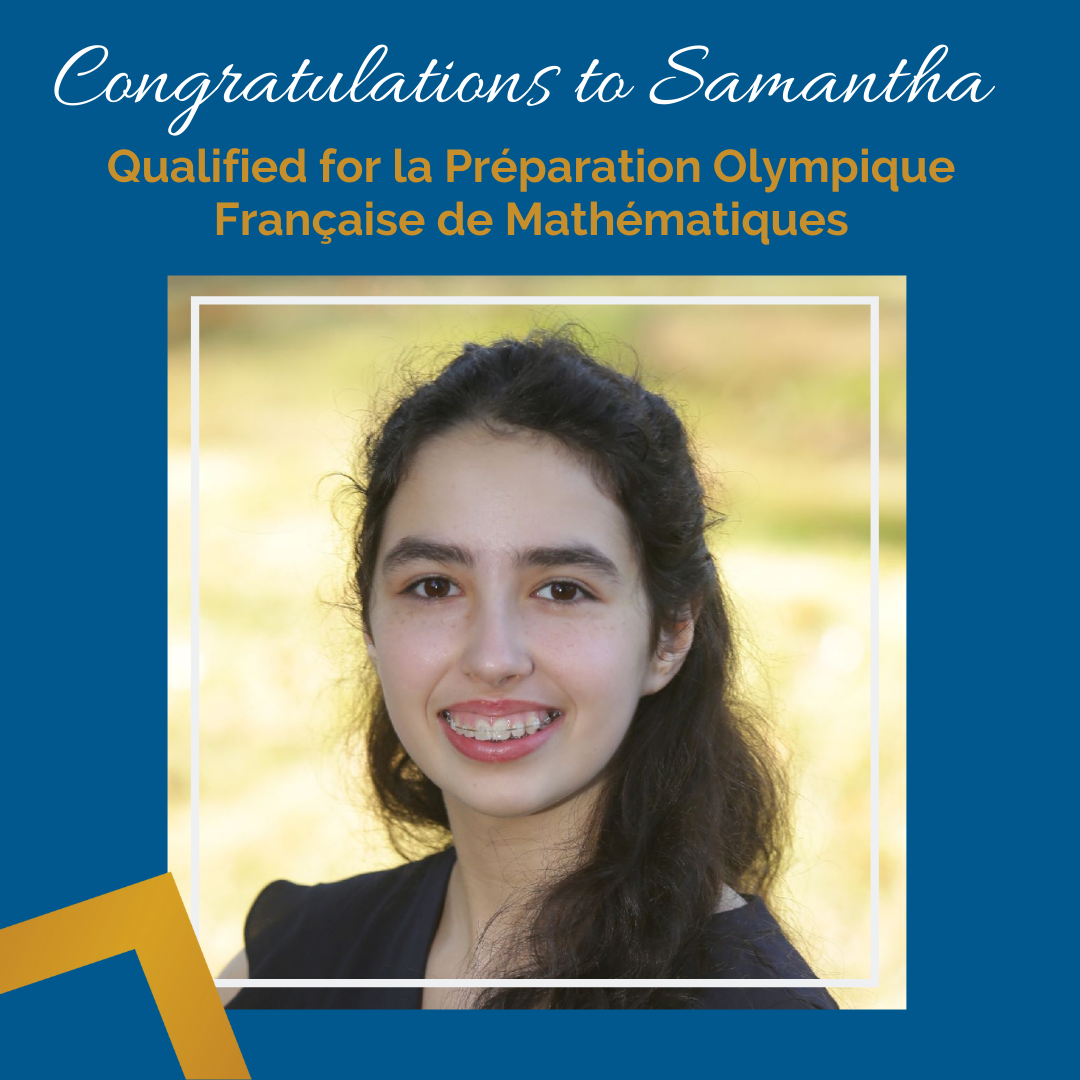 Samantha Pressman se qualifie pour un concours de math de haut niveau ...