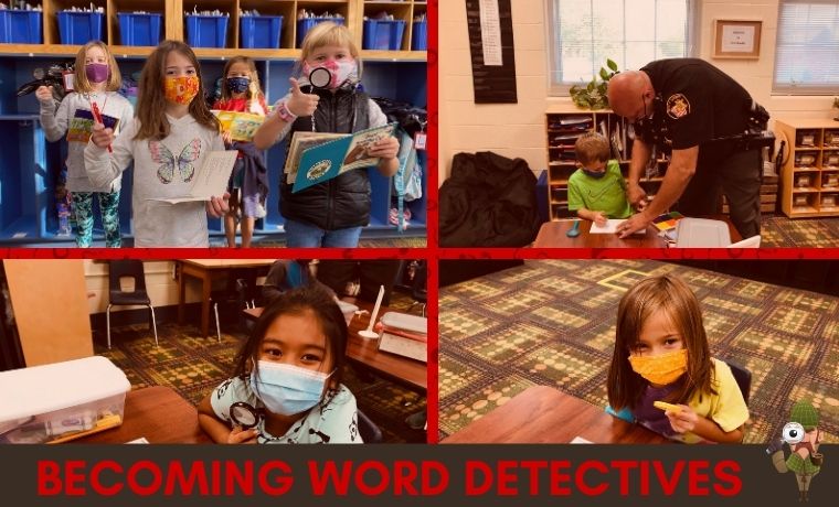 Liberty ECS First Grade Detectives Look for Clues | School News Detail Page