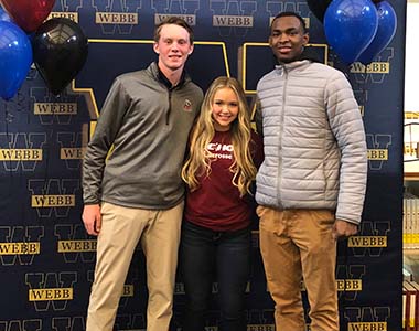 Webb Student-Athletes Sign National Letters of Intent | News Details