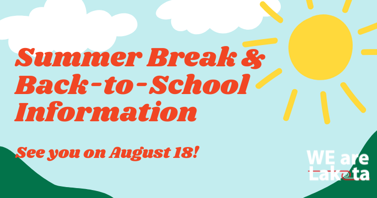 Summer Break / Back to School Information | News Detail Page