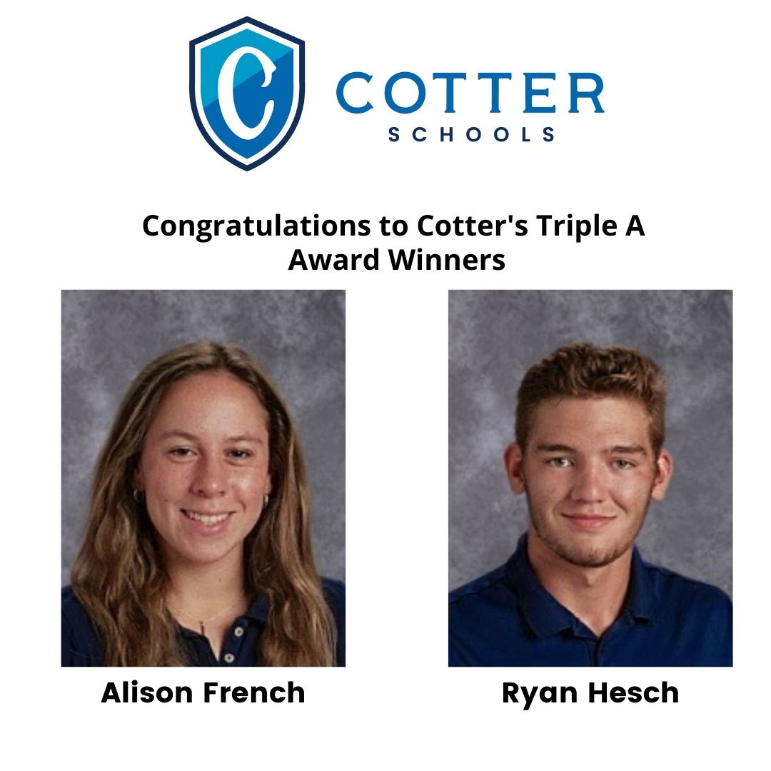 Triple 'A' Award | article - Cotter Schools