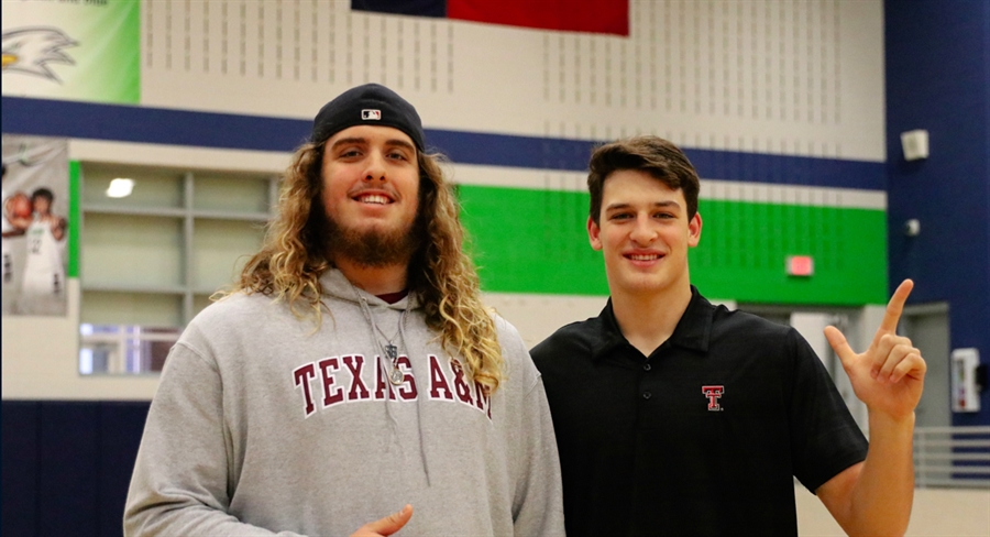 Eaton’s Hunter Erb and Ben Roberts sign to play collegiate football ...