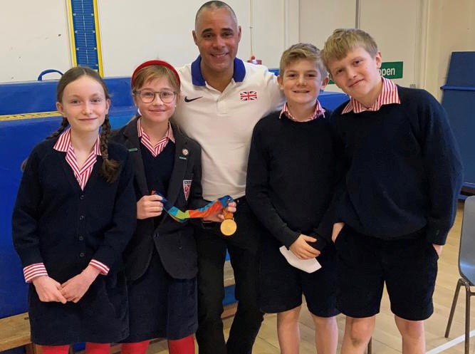 An inspiring visit from British sprint legend Jason Gardener | Latest News