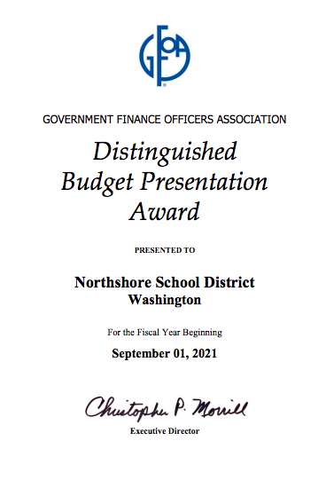 District Receives 'Distinguished Budget Presentation Award' for Second ...