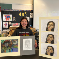 JMS Eighth-Grader Maddie Knowles Wins Scholastic Art Awards | Details