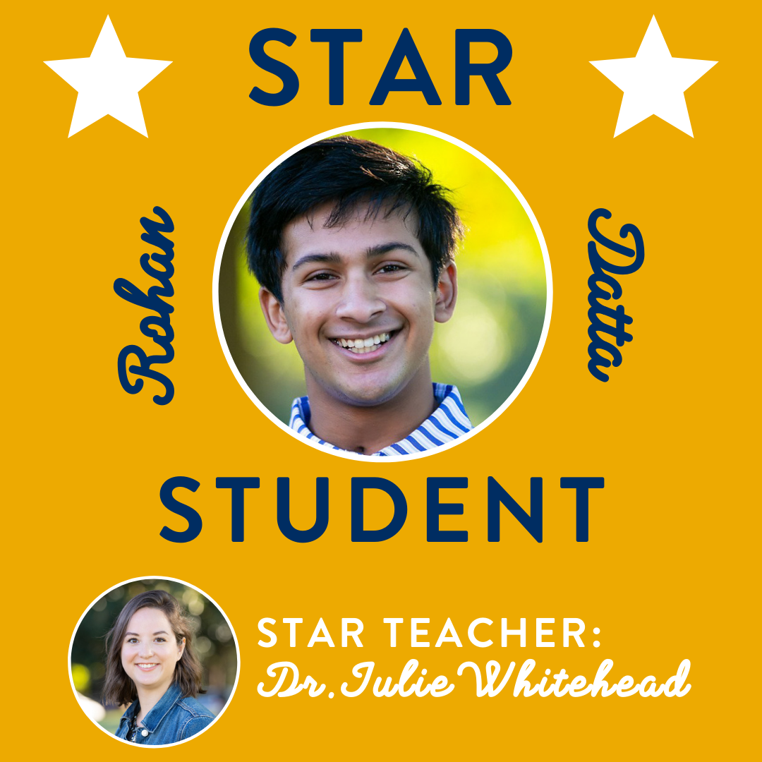 Rohan Datta '22 Named STAR Student | Post - The Galloway School
