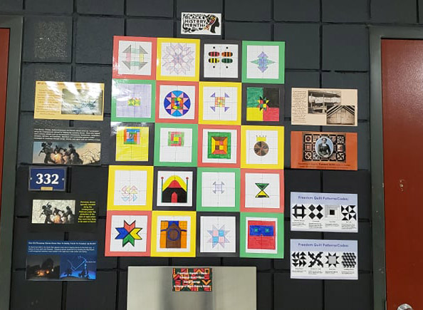 Algebra 1 students use math concepts to create Freedom Quilt patches ...