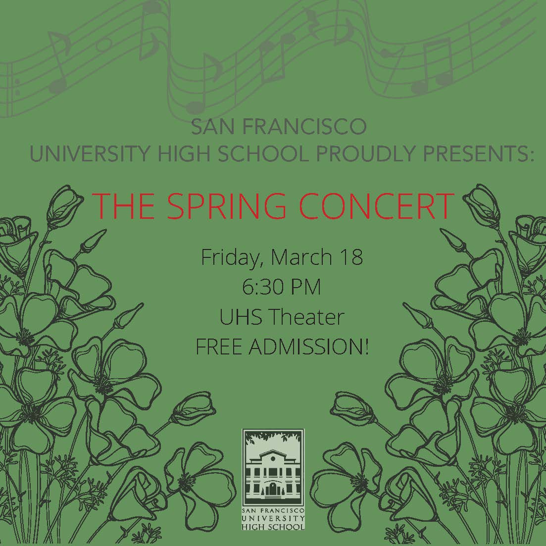 San Francisco University High School Is Proud to Present: The SPRING ...