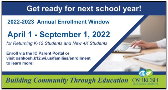 Register for the 2022-23 School Year in the OASD | Details