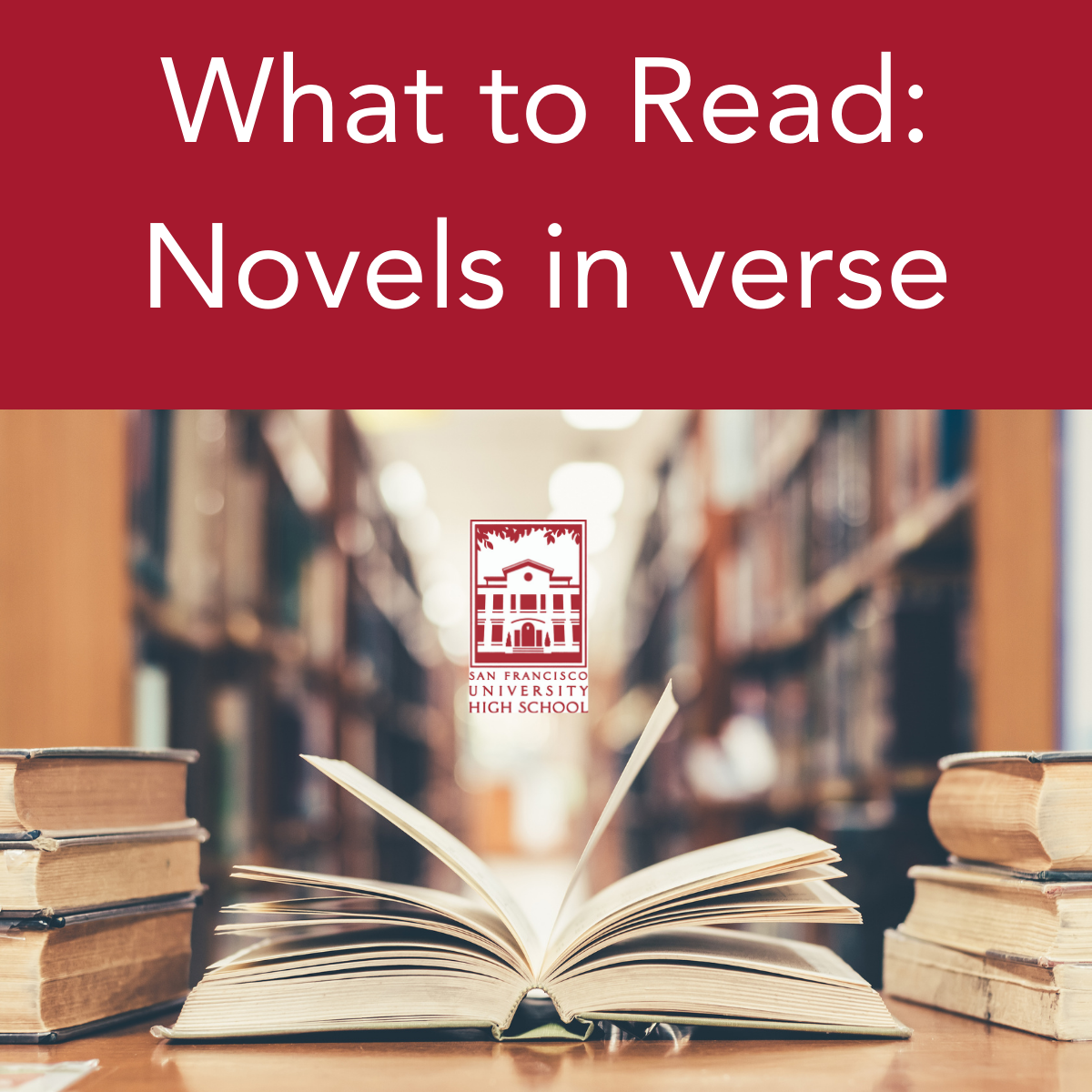 What to Read: Novels in verse | UHS School News