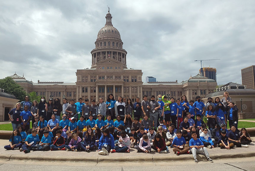 Janie Stark Elementary fifth graders travel to Texas State Capitol ...