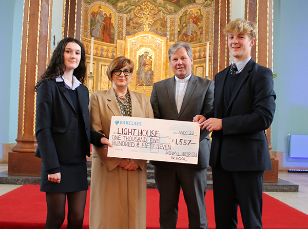 Charity cheque | News - The Royal Hospital School