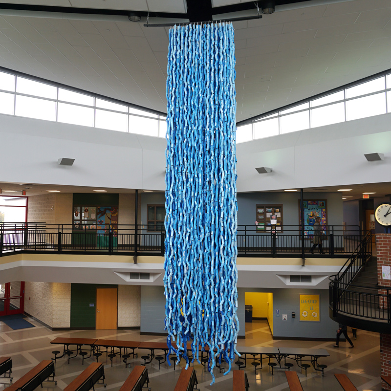 Lampeter Elementary School Students Create Upcycled Waterfall | Details