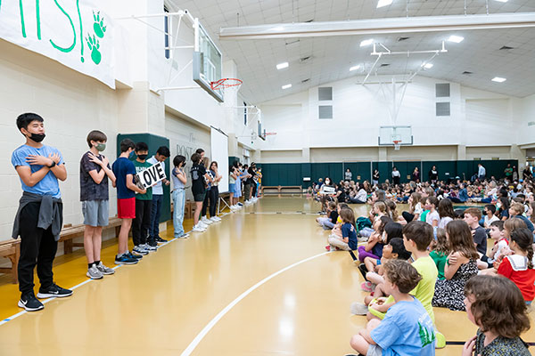 Students and Employees Gather for All-School Assembly | News