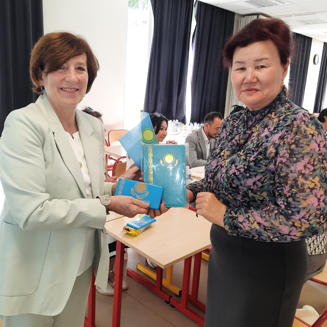 Delegates from Kazak Embassy visited ICS Paris | News details - ICS ...