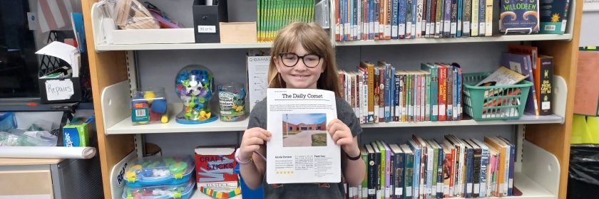Skyview elementary student creates school newspaper | News Details