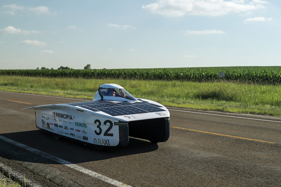 Solar Car Team Takes Second Place | College News Post - Principia College