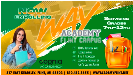 WAY Academy of Flint: Now Enrolling Grades 7th-12th | News Details