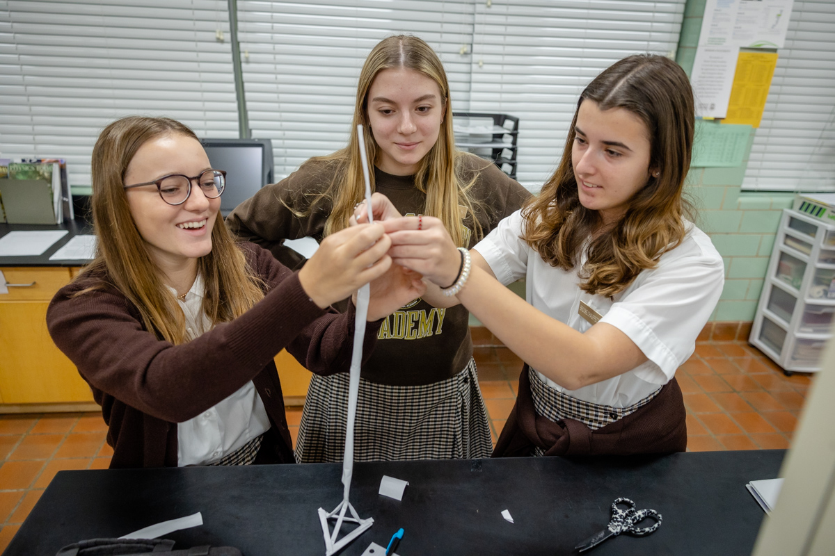 Paper Towers in Physics | News Post General - Mount Carmel Academy