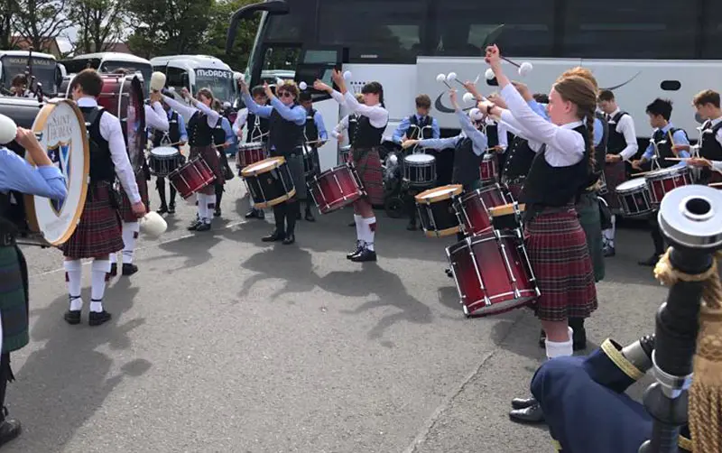 Pipe Band Round Off World Championship Preparations in Style | News ...