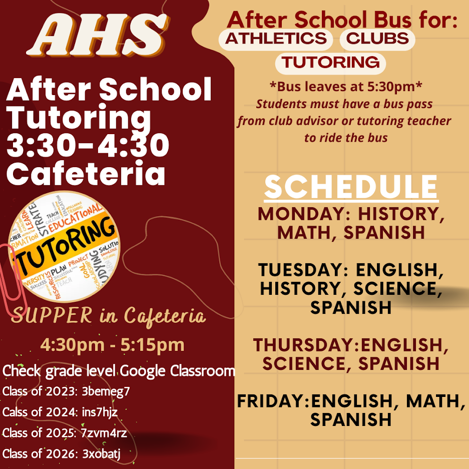 After School Tutoring Schedule and Much More | Single-Posts-NEWS