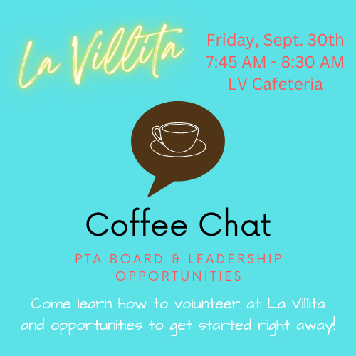 Coffee Chat -PTA Board & Leadership Opportunities | Post Details Page
