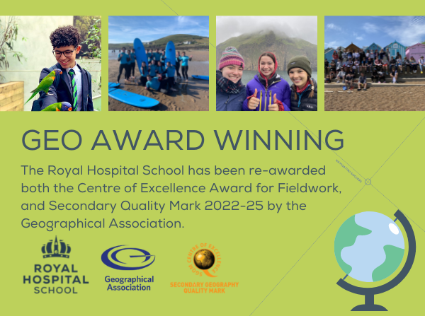 Geography Awards | News - The Royal Hospital School
