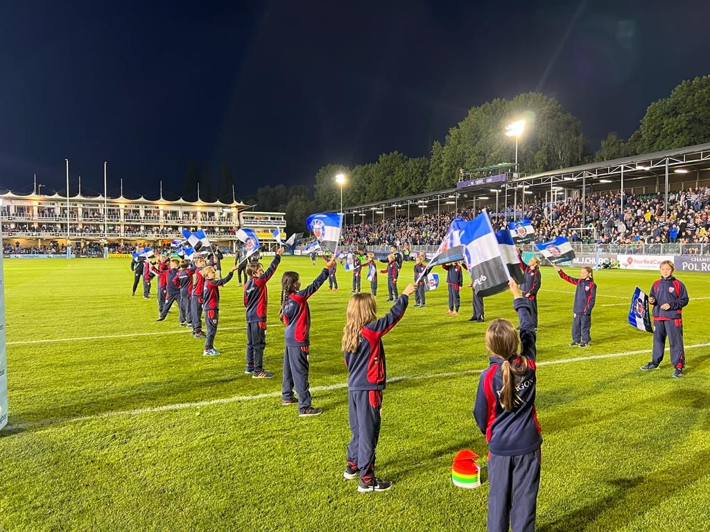Forming the Guard of Honour at Bath Rugby | Latest News