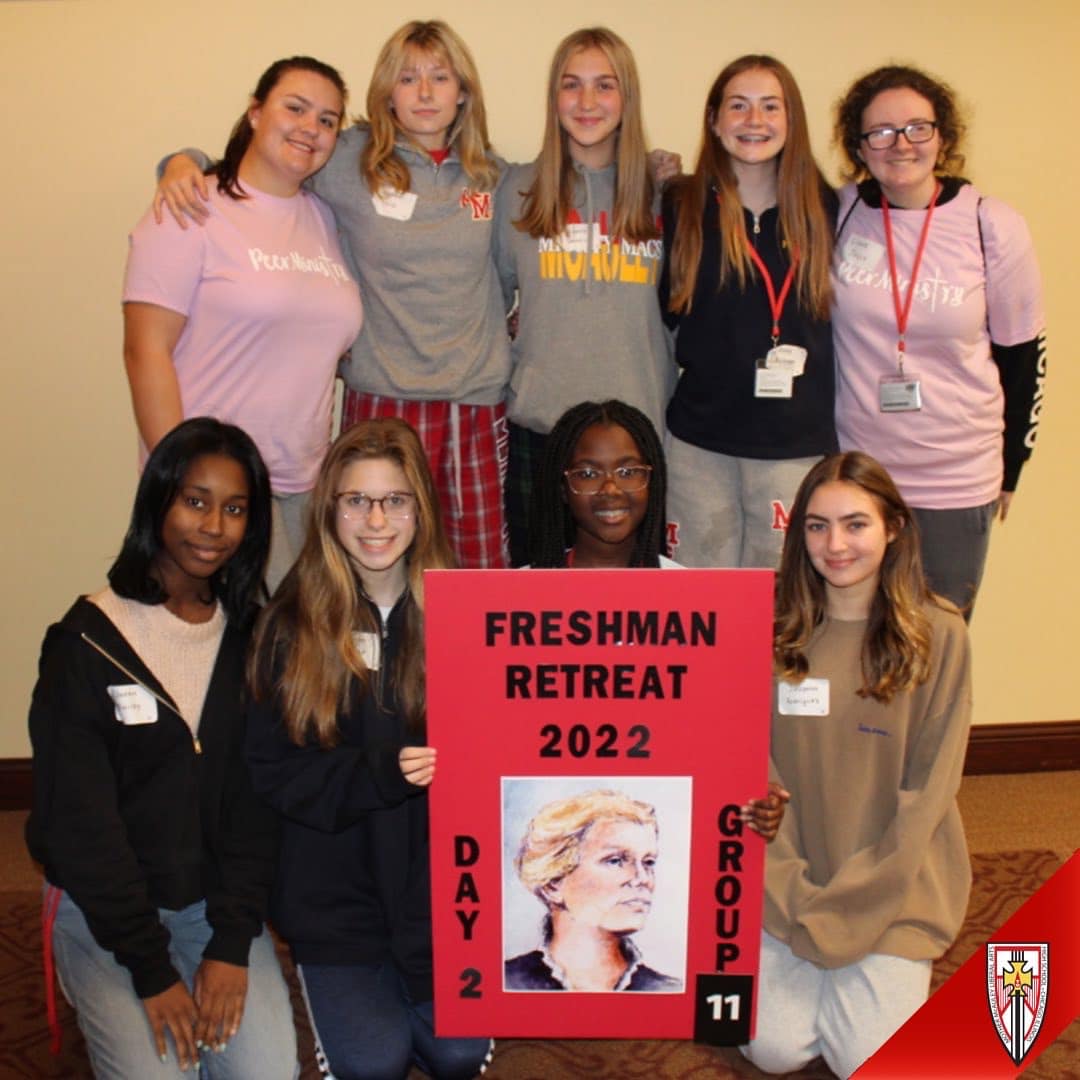 Connecting with classmates during the Freshman Retreat | School News