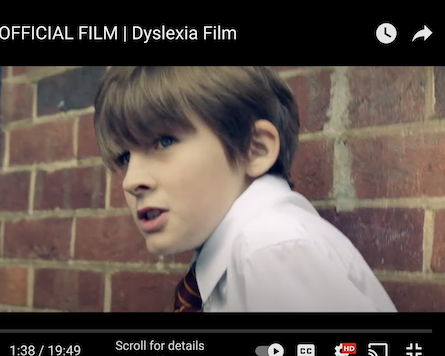Watch: Inspiratonal Dyslexia Film "Mical" | Details