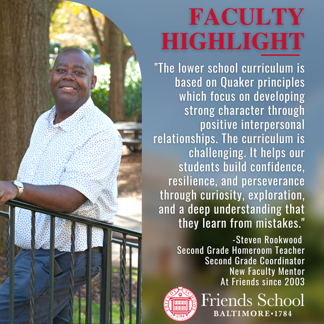 Faculty Highlight: Steven Rookwood, Second Grade | School News Details