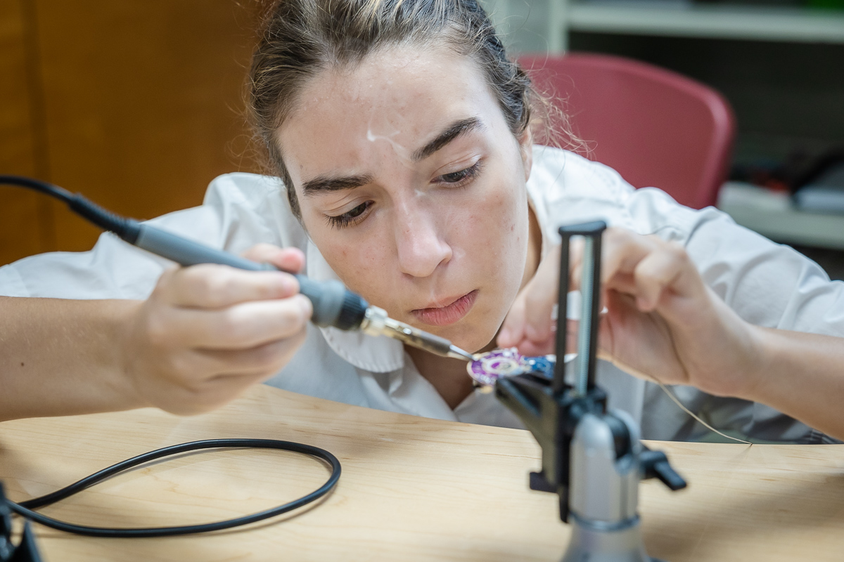 A Lesson in Soldering | News Post General - Mount Carmel Academy
