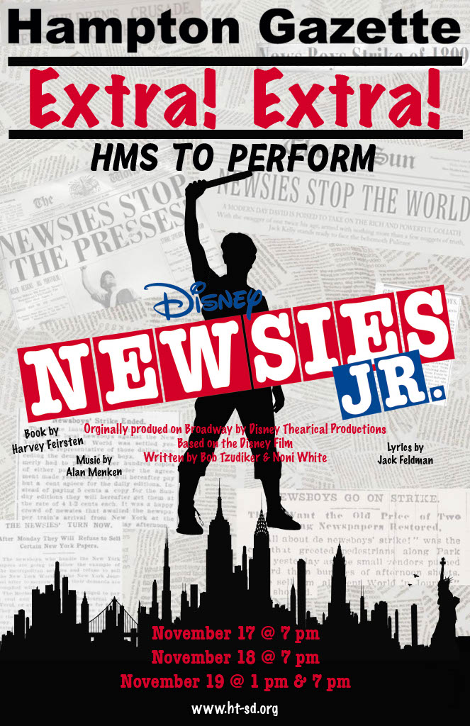 HMS Drama Club to perform fall musical 'Newsies Jr.' | HMS News Stories