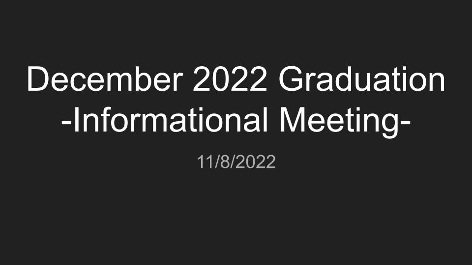 December Graduation Information | Details - Pathways Future Center School
