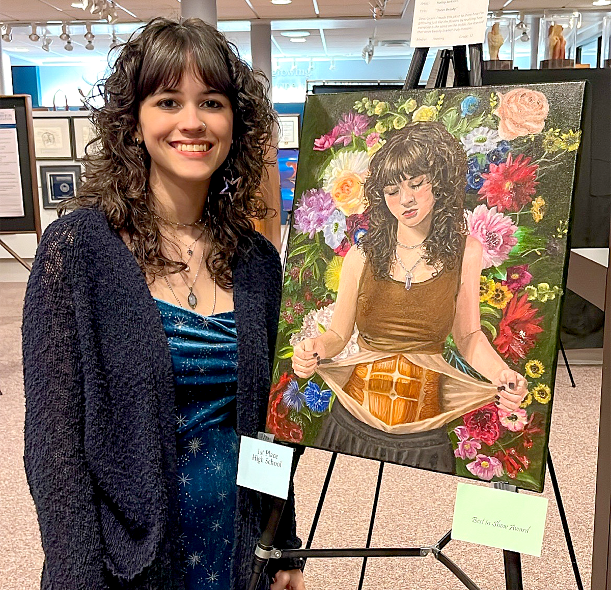 CHS senior Hailey Jackson earns first place, Best in Show in art ...