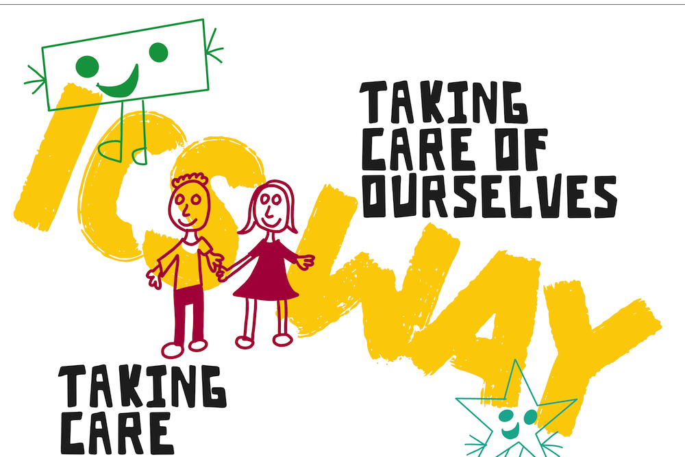 Elementary Students Collaborate on Campus Posters Displaying "ICS Way ...