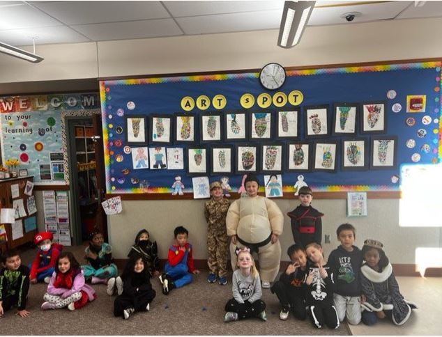 First Grade Class Celebrates Falloween | News Article - Grand Ridge ...