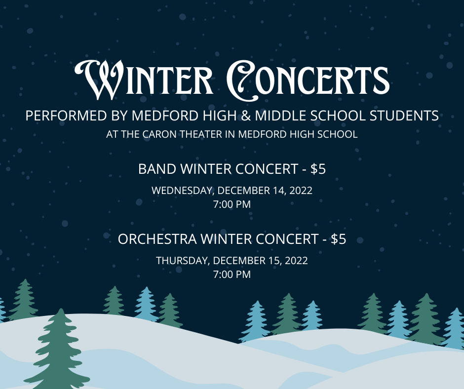Winter Concerts Performed by Medford High & Middle School Students ...