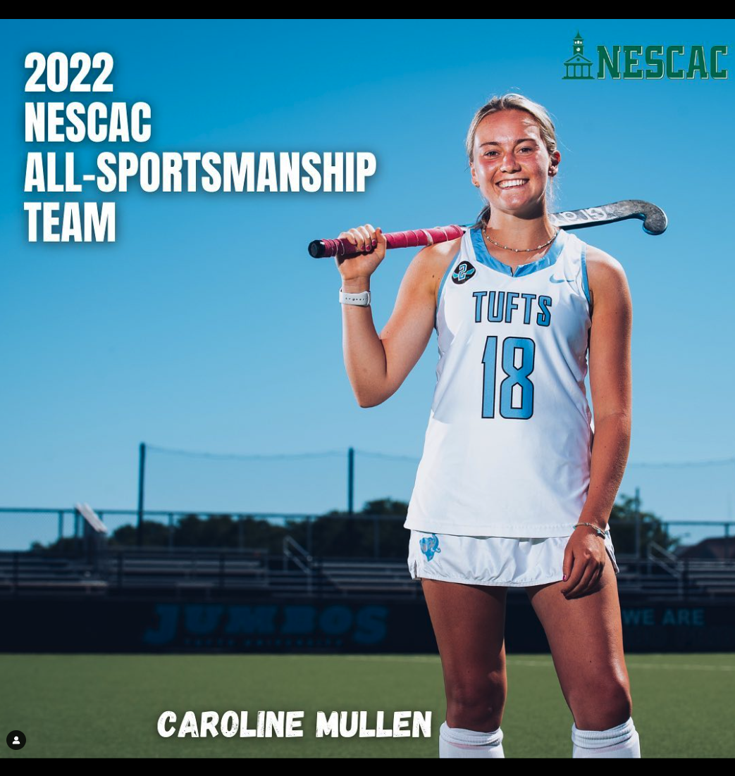 Caroline Mullen '20 receives All-Sportsmanship honors as a member of ...