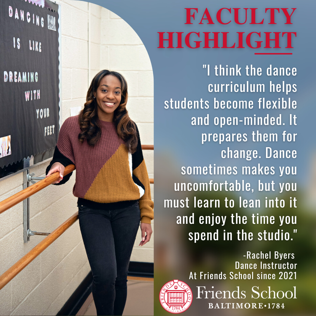 Faculty Highlight: Rachel Byers, Dance | School News Details