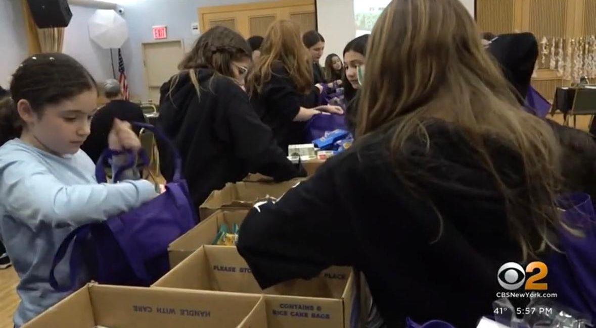 Our Middle School Is Recognized For Their Chesed On CBS News New York ...