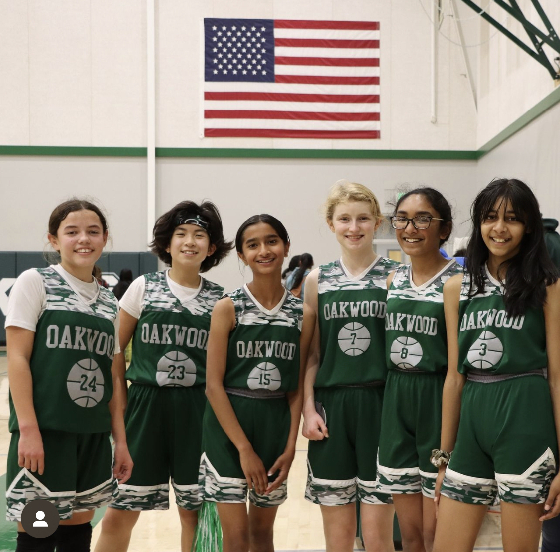 The Undefeated Oakwood Middle School Girls Basketball Defeats Gilroy ...