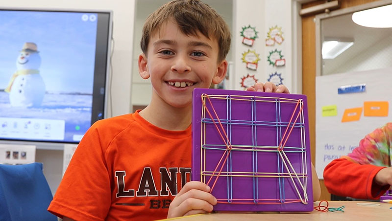 Grade 4 shapes up in math | news story - Landon 2021