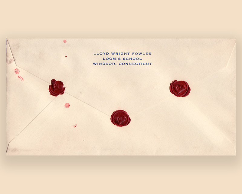 The Fowles Letter | Loomis Chaffee Archives