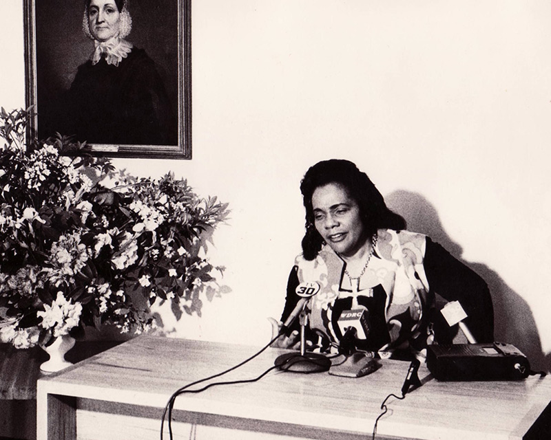 Coretta Scott King’s 1974 Visit to Campus | Loomis Chaffee Archives