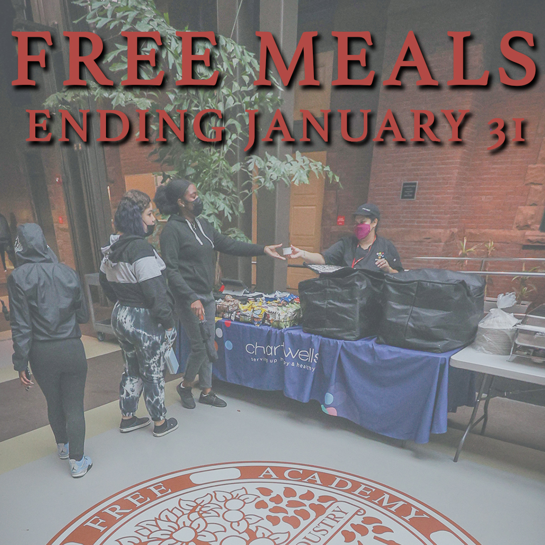 Free meals ending January 31 | Details - Norwich Free Academy