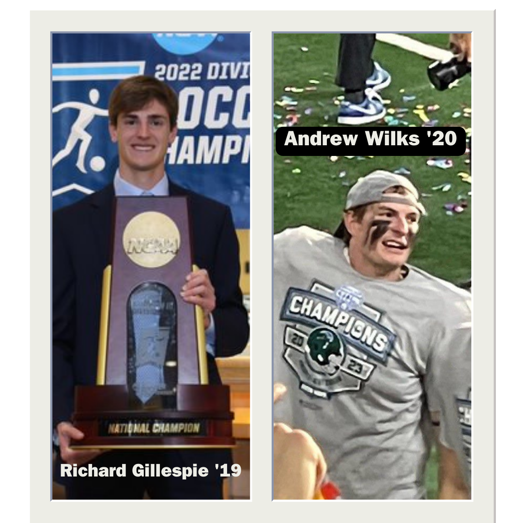 Richard Gillespie '19 and Andrew Wilks '20 Celebrate Success on the ...