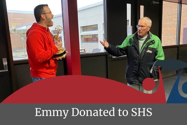 Emrick Donates Emmy to SHS | SHS Post Details