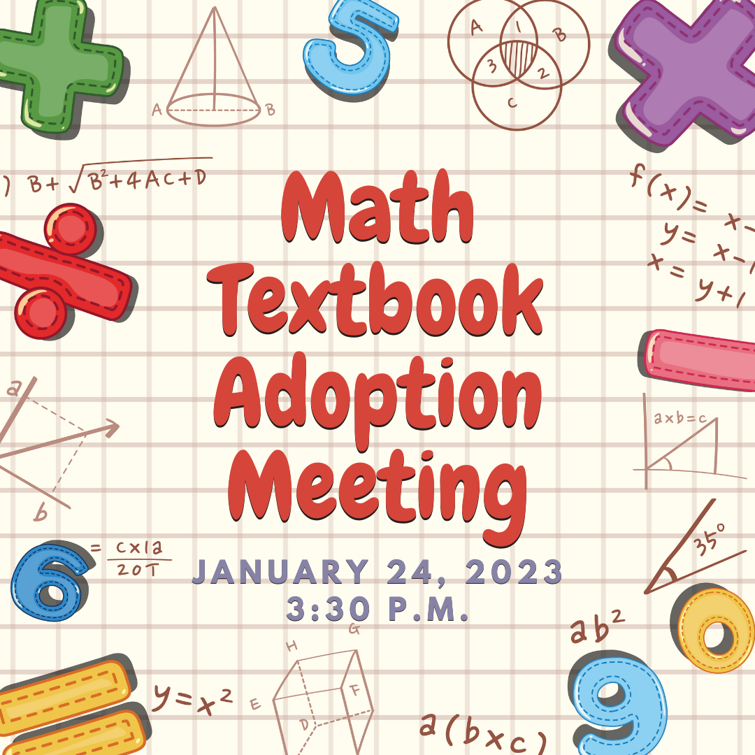 RCS Math Textbook Adoption Meeting | Details